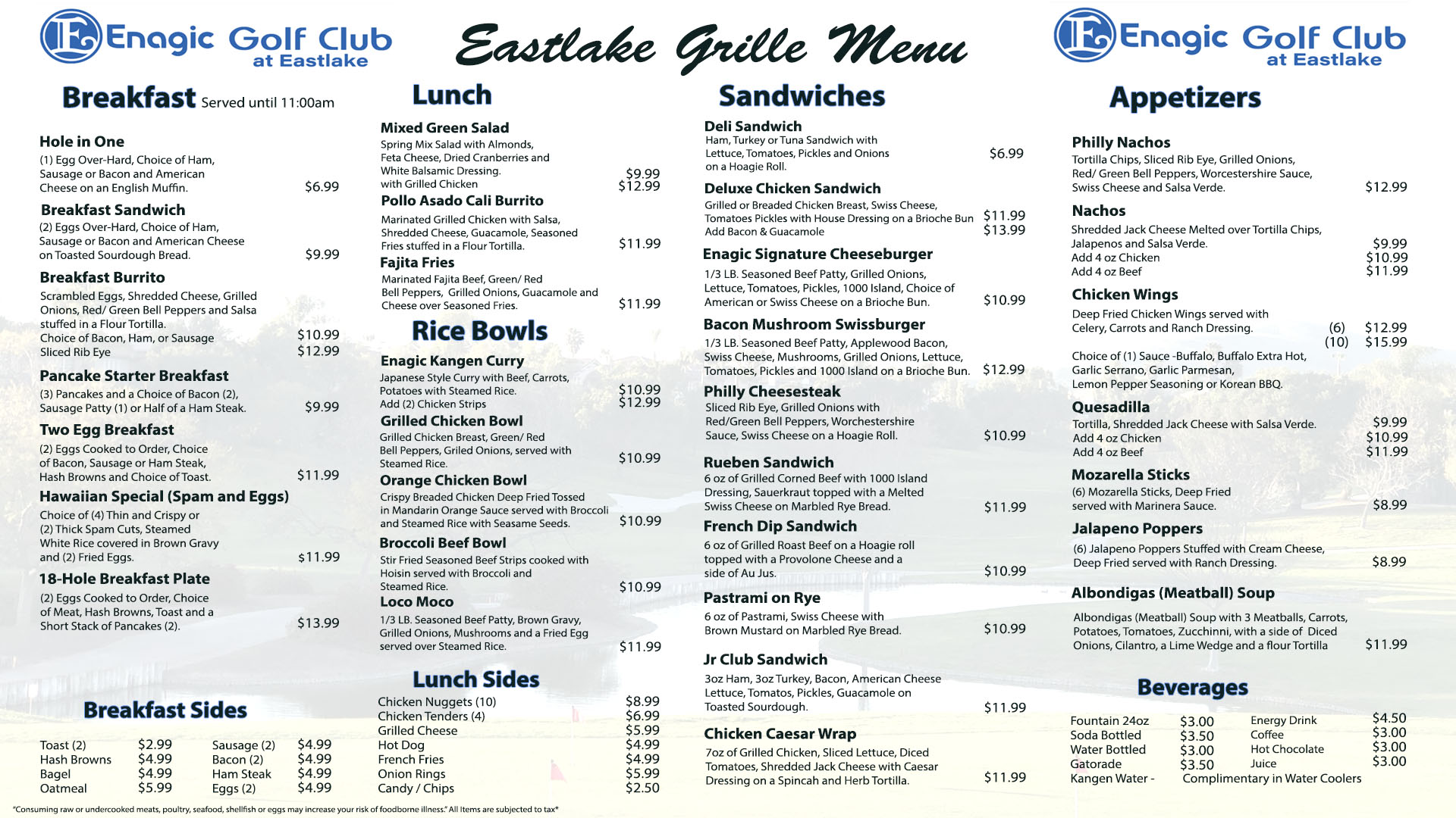 Eastlake Grille - Enagic Golf Club at Eastlake